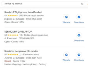 5 Tempat Service HP Terdekat dari Lokasi Saya Sekarang